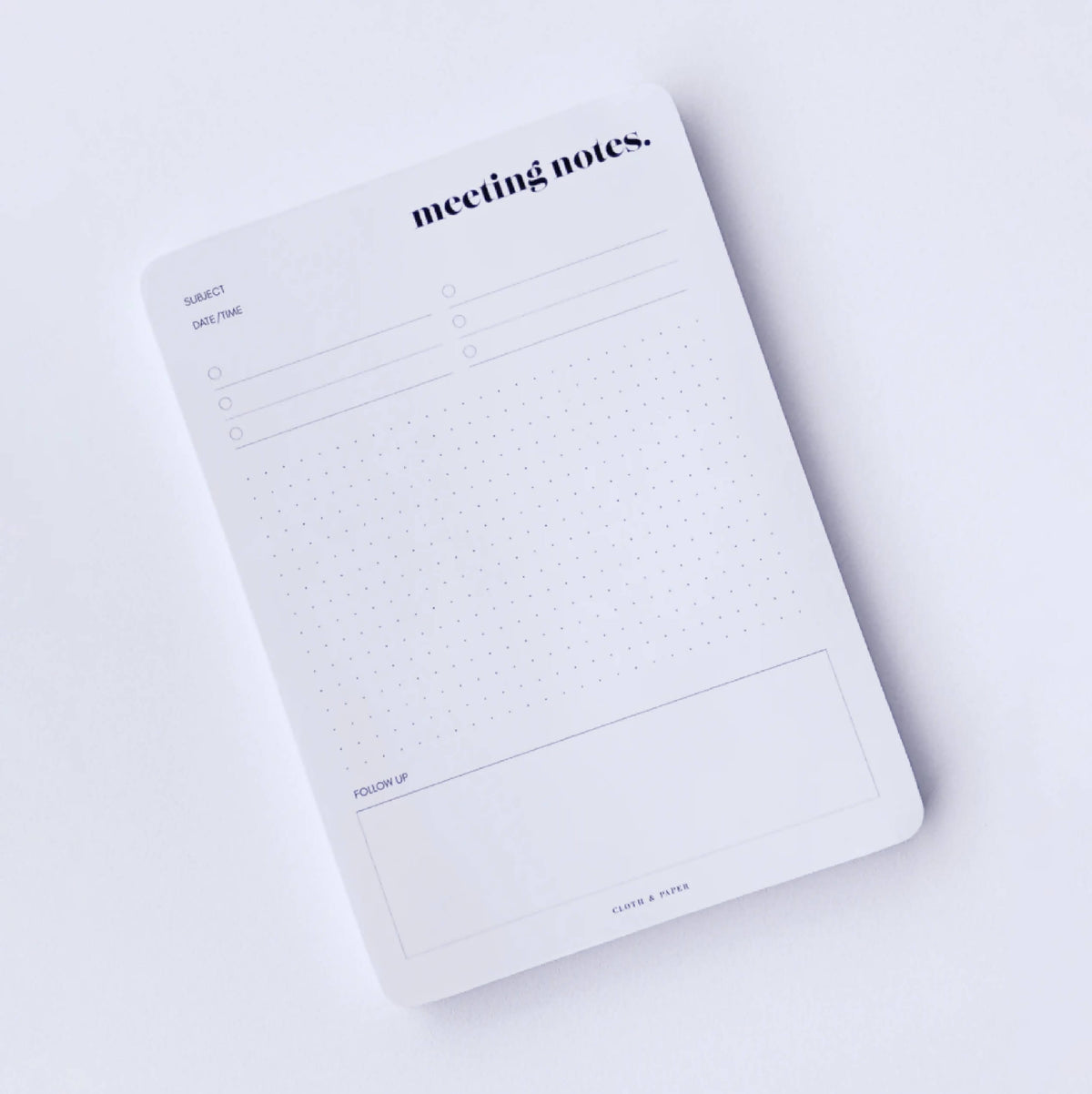 Meeting Notes Notepad | Post 21